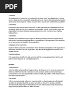 HRM Short Notes | PDF | Human Resource Management | Human Resources