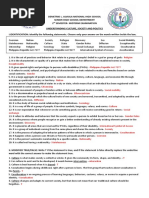 Answer Key (Ucsp11) | PDF