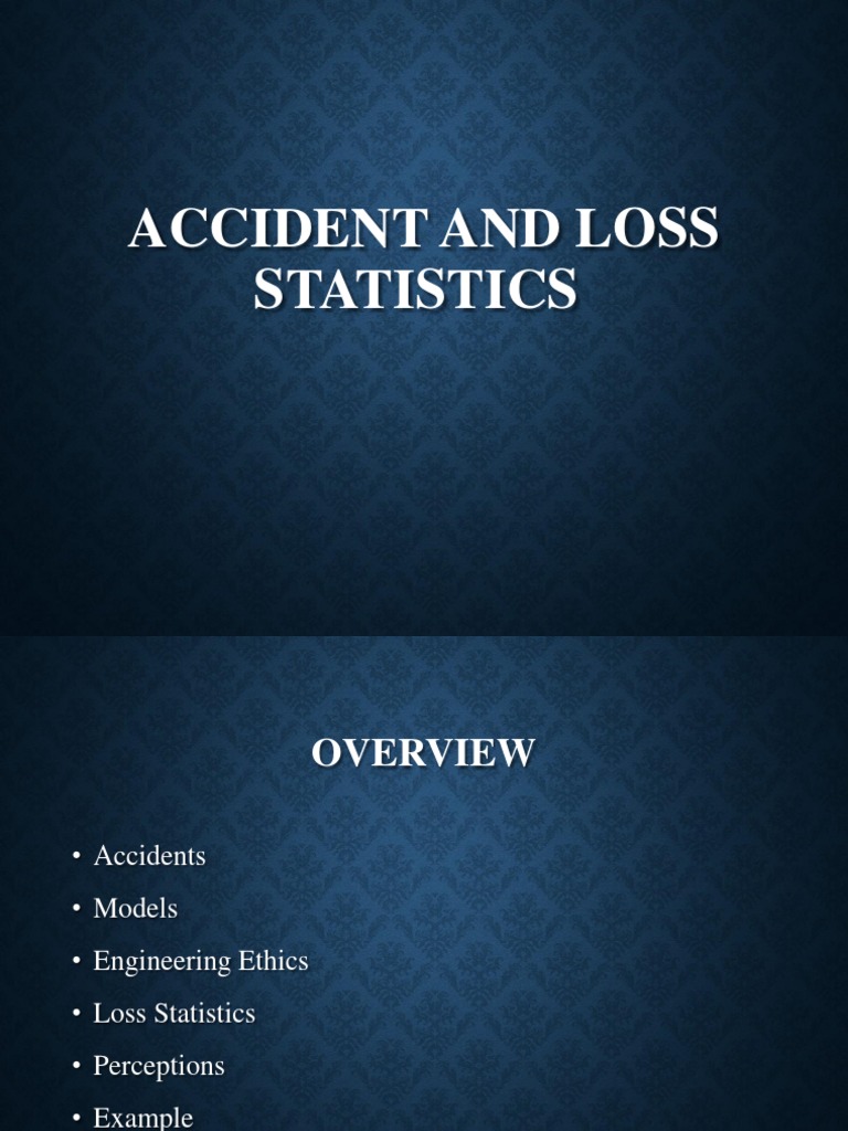Accident and Loss Statistics | PDF | Occupational Safety And Health ...