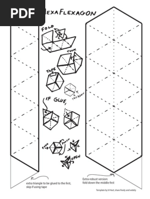 Flexagon Blank Print Out