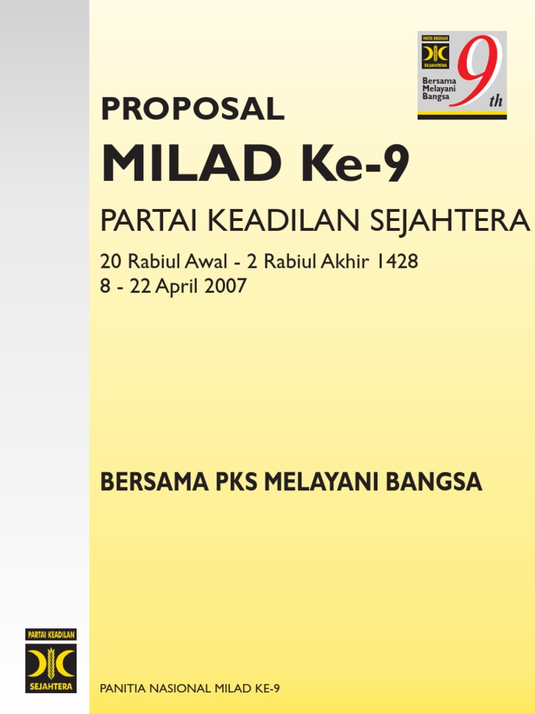 Proposal Milad Ke 9 | PDF