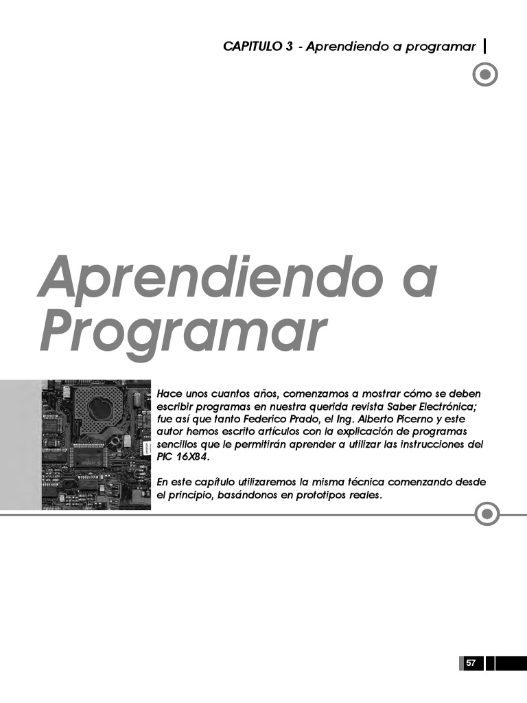 CAPITULO 3 - Aprendiendo A Programar PDF | PDF | Programa de computadora | Programación