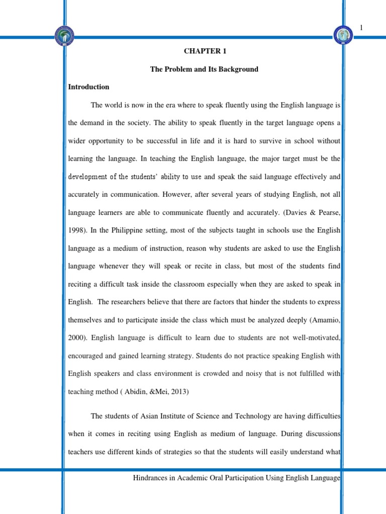 Final Thesis 2 | PDF | Second Language | Motivation