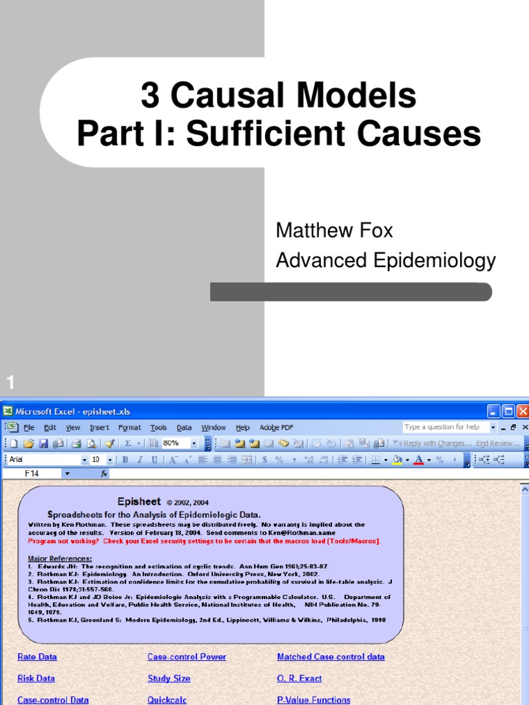 Understanding Sufficient Cause Models in Epidemiology | PDF | Causality ...