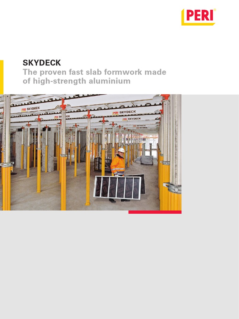 Skydeck - The Proven Fast Slab Formwork Made of High-Strength Aluminium ...