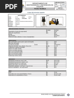 Catalogo Montacargas Fd30t 16 Fg30t 16 Komatsu Caracteristicas Tecnicas ...
