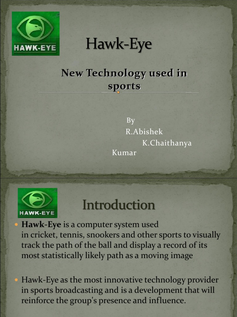 Hawk Eye Technology | PDF | Sports