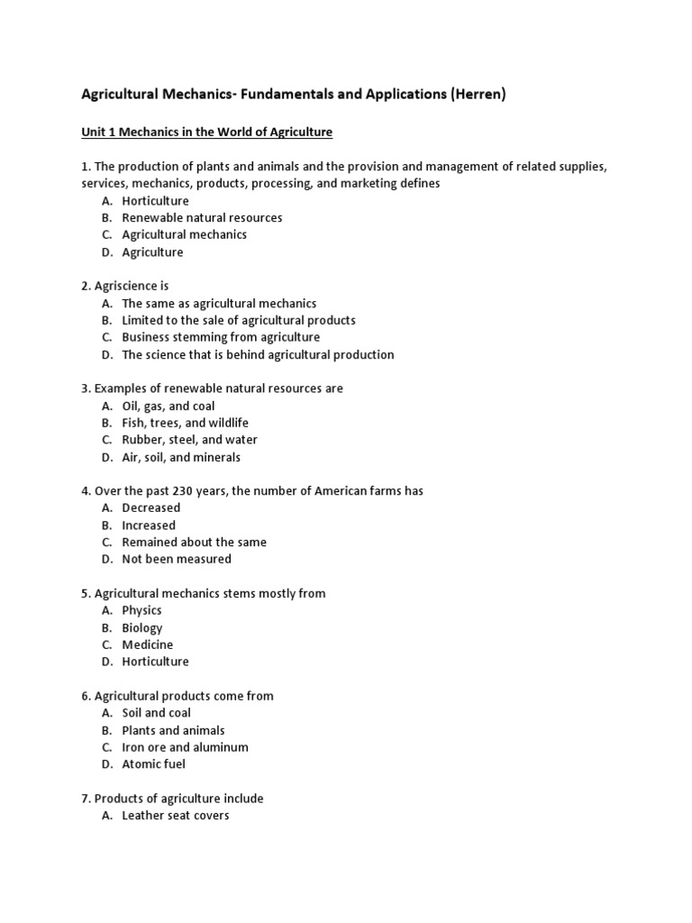 Ag Mech CDE Test - Herren | PDF | Internal Combustion Engine | Varnish