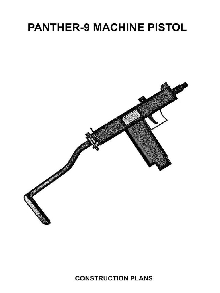 PANTHER-9 MACHINE PISTOL (PROFESSOR PARABELLUM).