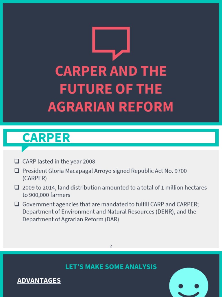 Future of Agrarian Reform in the Philippines | PDF