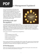 Earned Value Management | PDF | Business | Projects