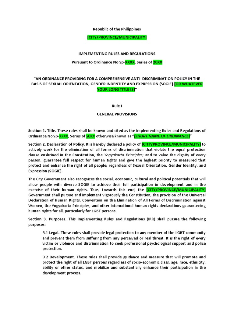 Ado Irr Template | PDF | Gender And Development | Gender