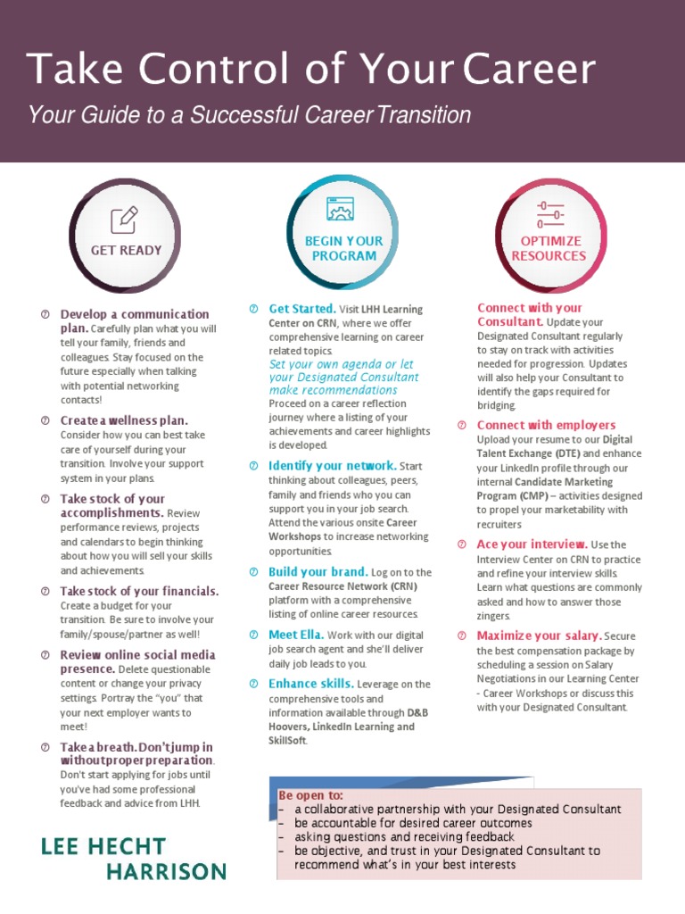 D - LHH Guide To A Successful Career Transition | PDF | Consultant ...