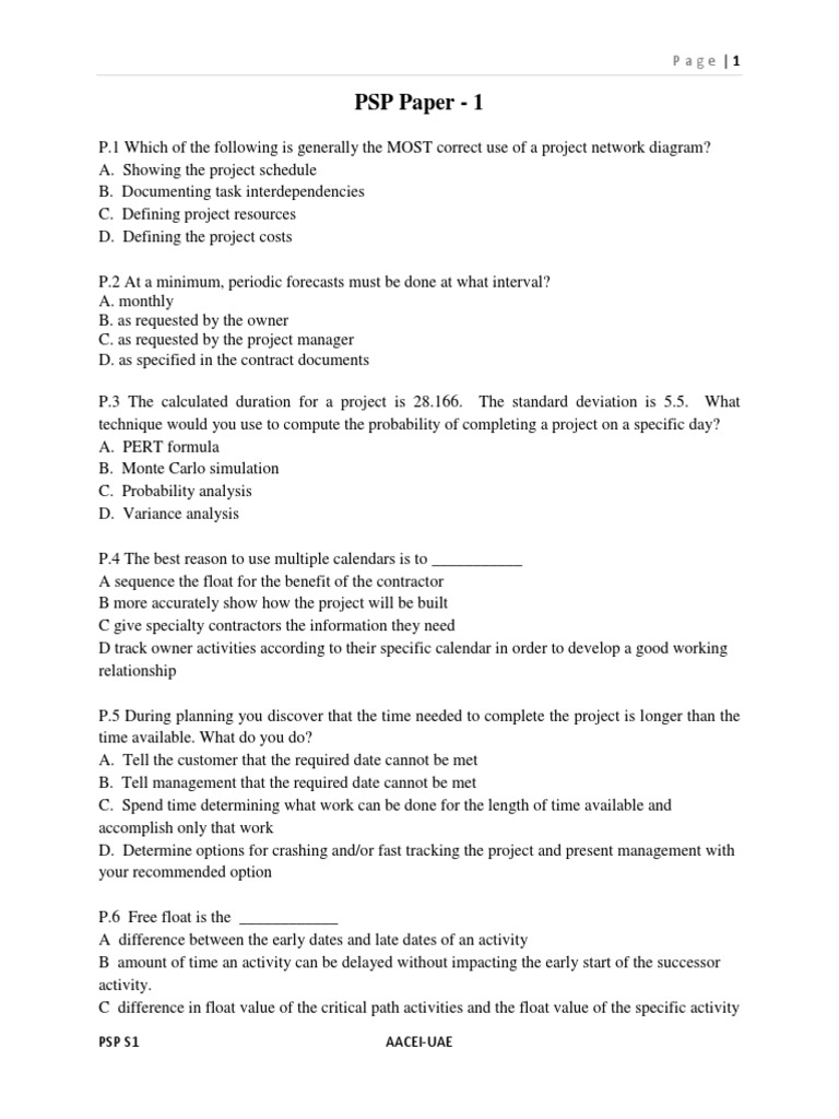 PSP Qts | PDF | Teaching Mathematics | Business