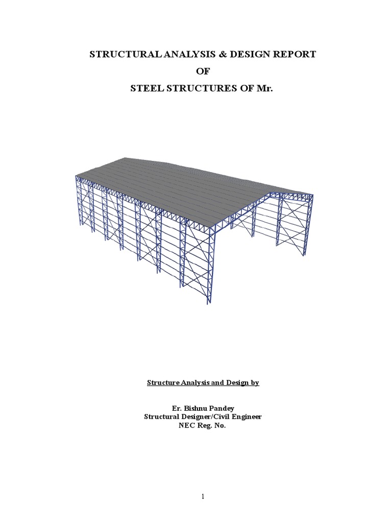 Gongolia Truss Report | PDF | Structural Load | Earthquakes