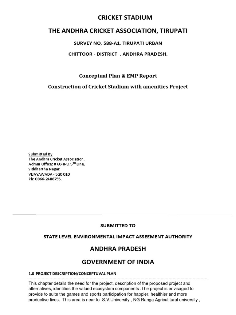 Stadium PDF | PDF | Sewage Treatment | Storm Drain