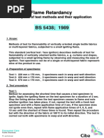 BS 5852 Fire Safety Standards Overview | PDF | Textiles | Upholstery