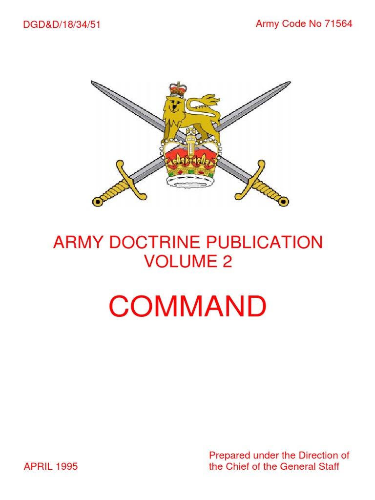 Command | PDF | Military Doctrine | Command And Control