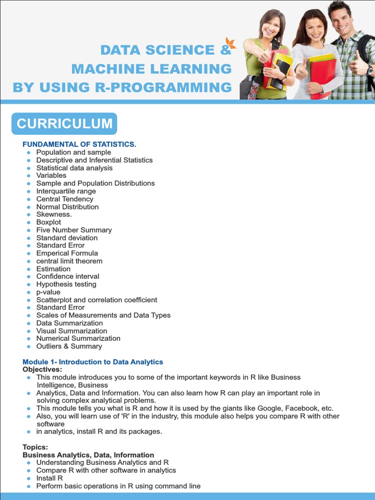 Statistics & R Programming Course | PDF | Regression Analysis | Linear ...