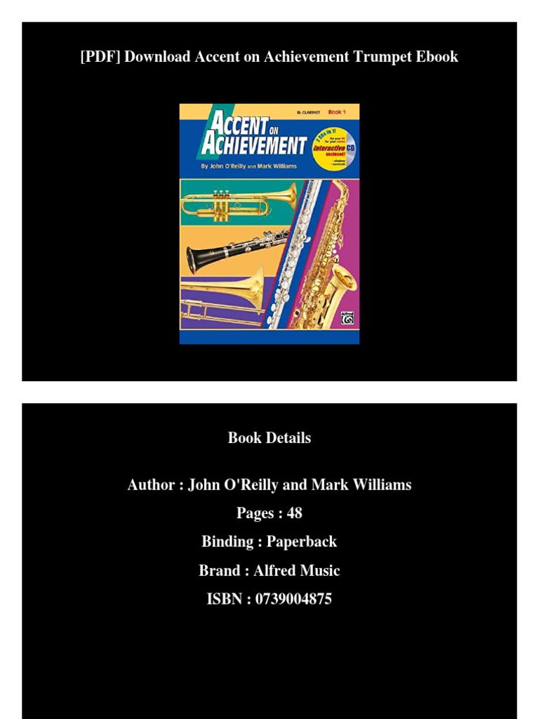 Accent on Achievement: A Comprehensive Band Method Developing ...