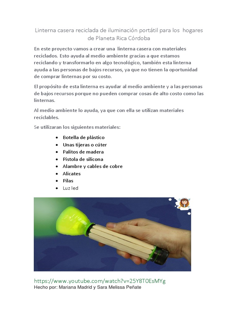 LINTERNA CASERA Original | PDF