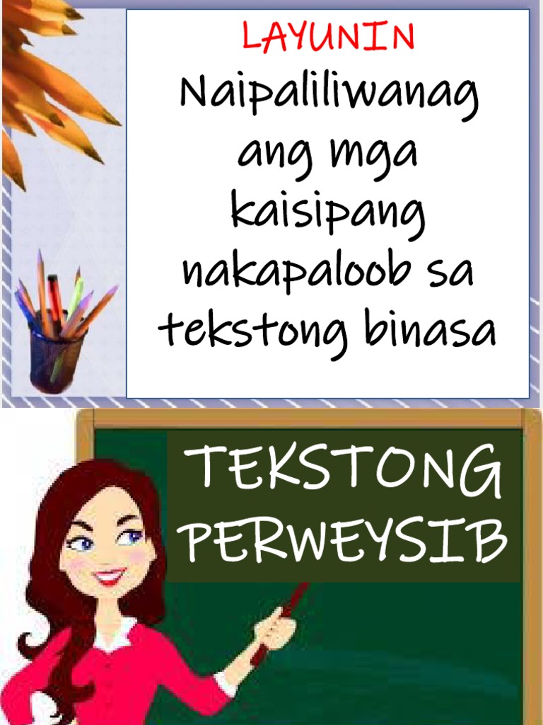 Tekstong Persweysib Powerpoint | PDF