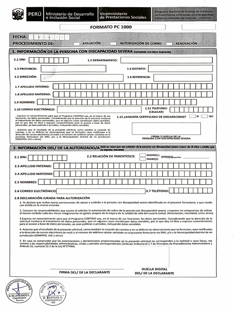 Formato PC 1000 | PDF