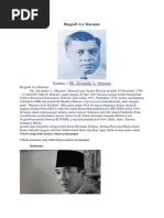 Biografi AA Maramis | PDF