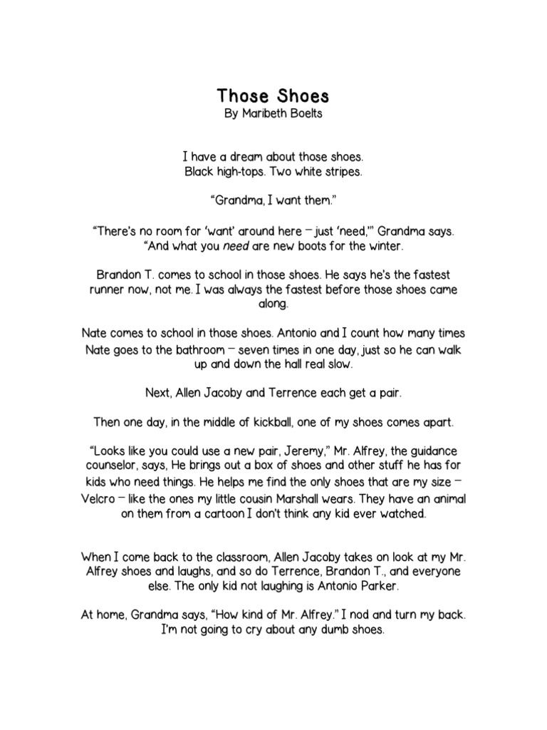 Those Shoes | Download Free PDF | Shoe | Footwear