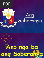 Kahalagahan NG Soberanya - Bakit Mahalaga Ang Sobe | PDF