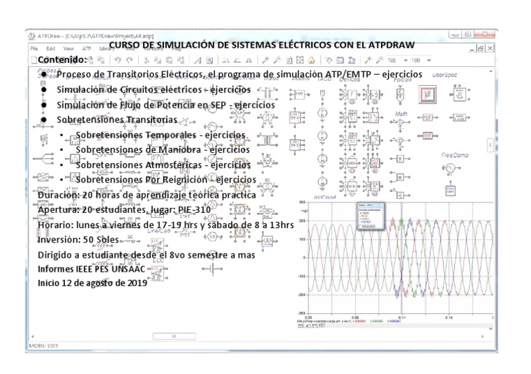 Curso Simulacion Atpdraw-1 | PDF