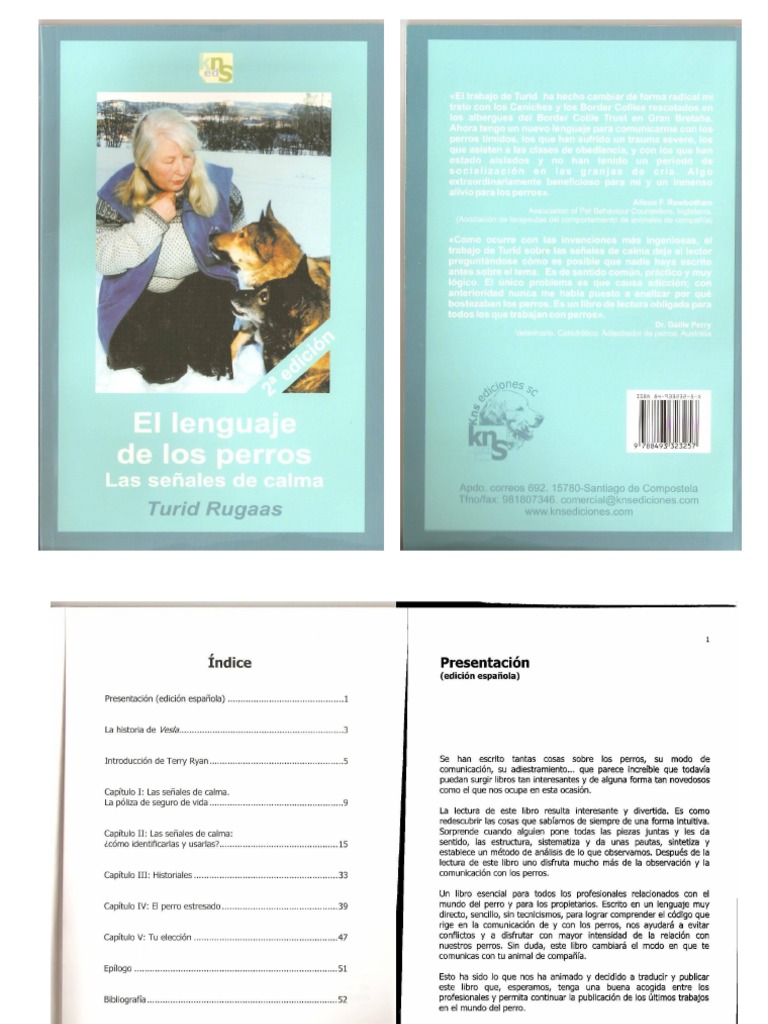 Lenguaje de Los Perros Senales de Calma El Turid Rugaas PDF | PDF