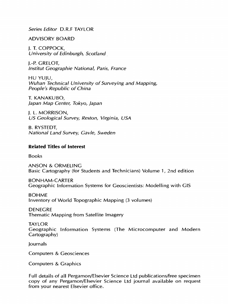Visualization in Modern Cartography | PDF | Visualization (Graphics ...