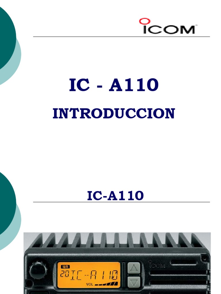 Presentación IC-A110 | PDF | Electrónica | Ingenieria Eléctrica