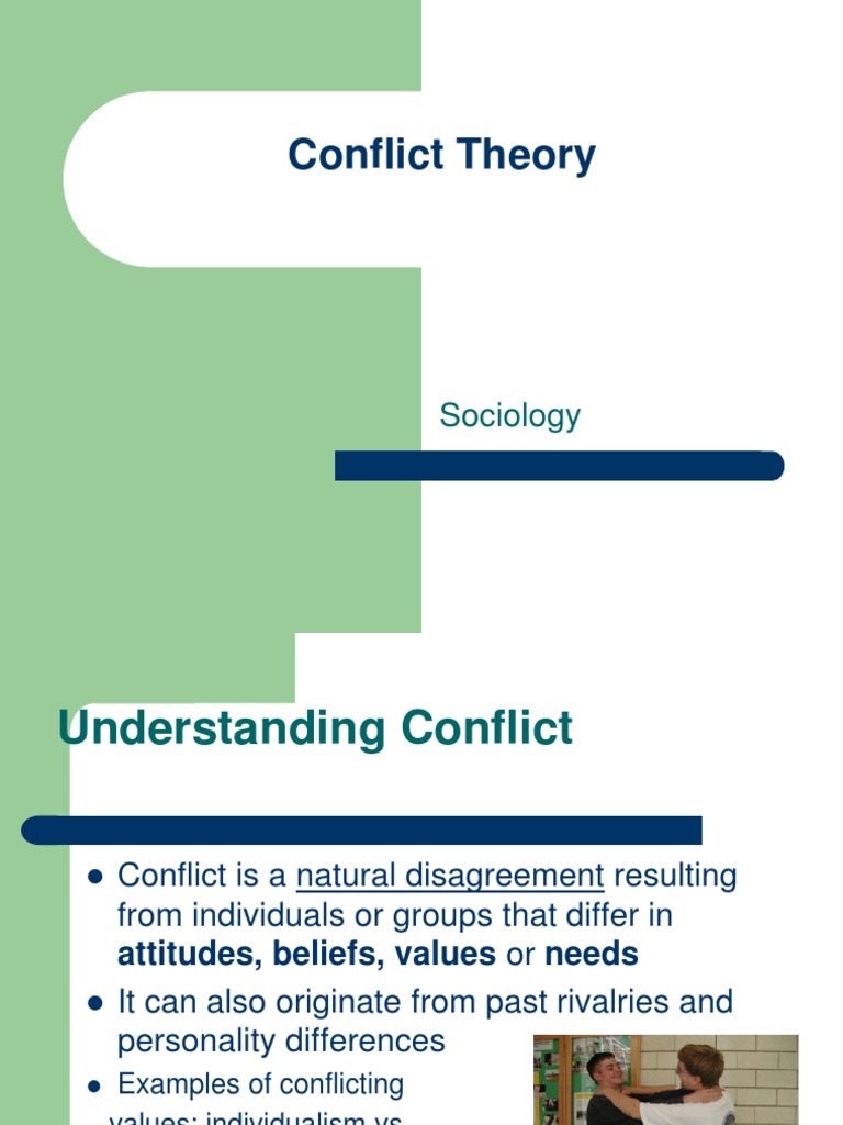 Conflict Theory | PDF | Social Conflict | Marxism