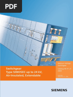 GHA - GIS Up To 40.5kV (Schneider) | PDF | Power (Physics) | Electric Power