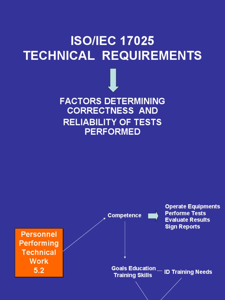 Technical Requirements | PDF | Calibration | Verification And Validation