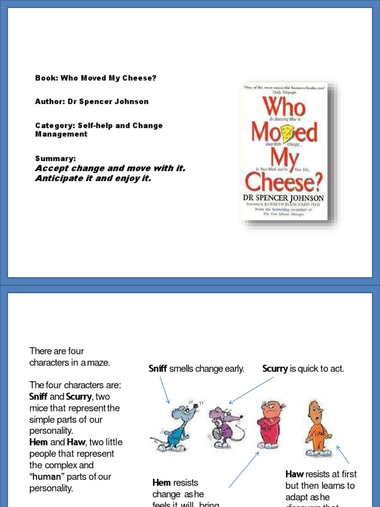 Who Moved My Cheese | PDF