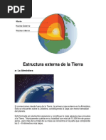 Estructura de La Tierra | PDF
