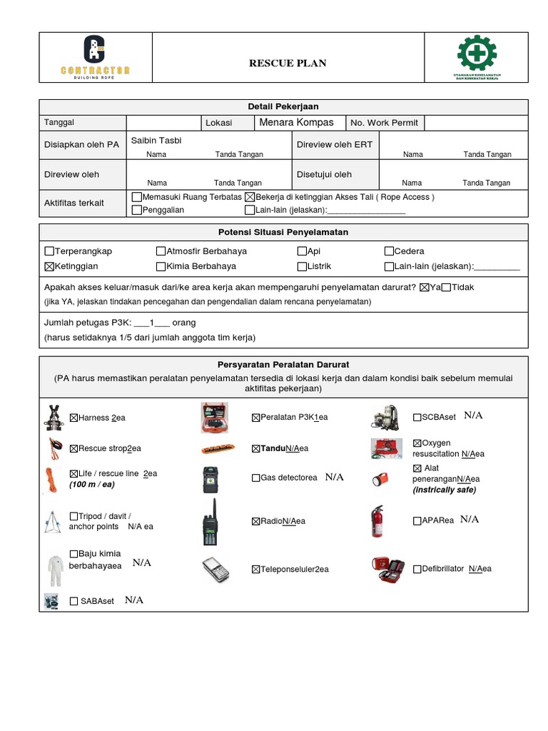 Rescue Plan Template | PDF