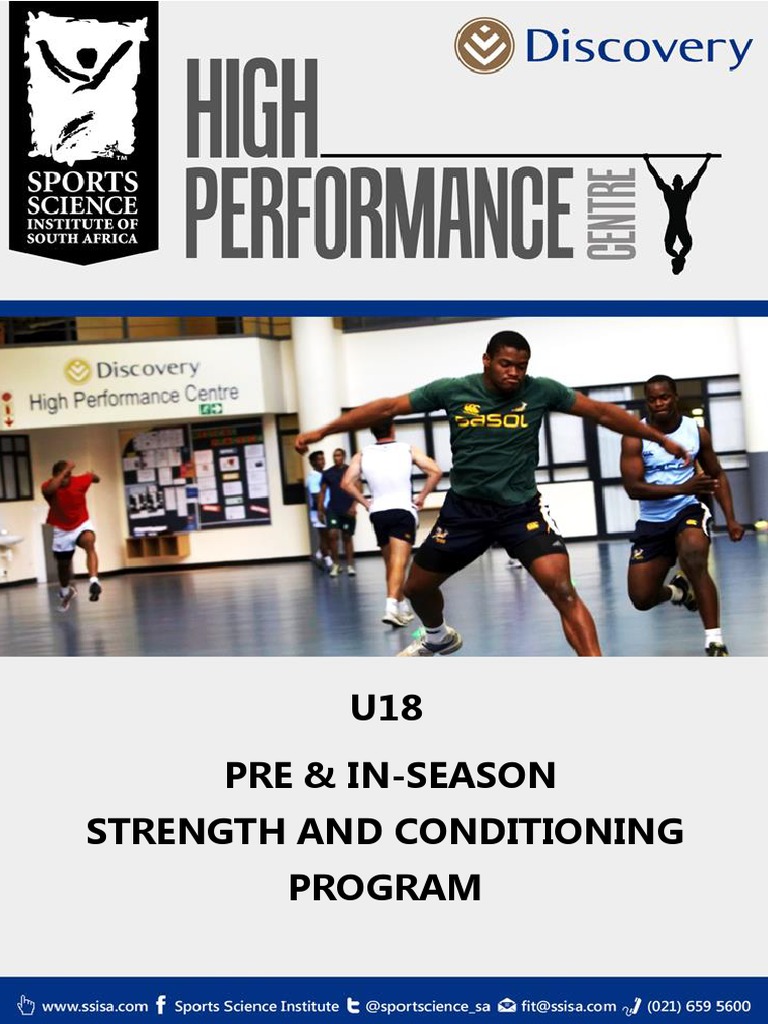 U18 Rugby Pre & In-Season Training Guide | PDF | Flexibility (Anatomy ...