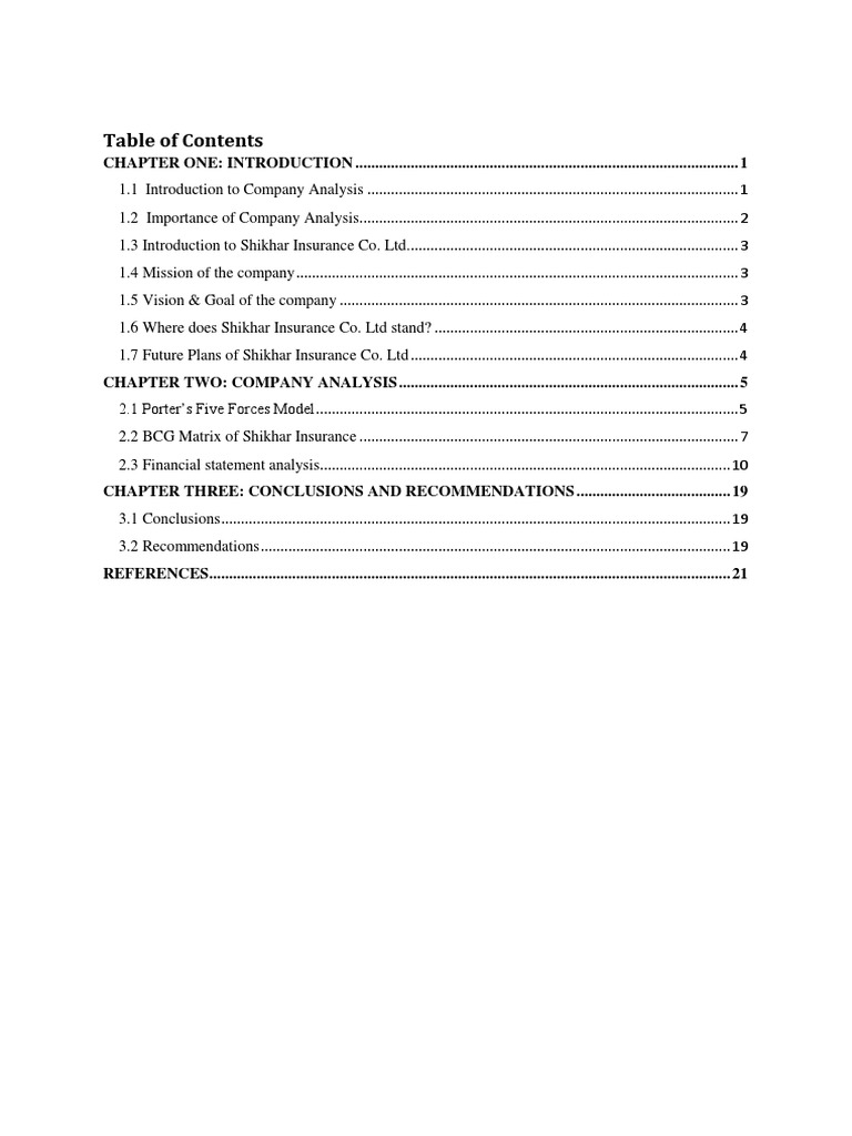 Shikhar Insurance Company Analysis | PDF | Investing | Insurance