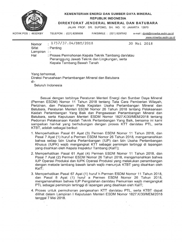 Proses Permohonan KTT PTL KTBT | PDF