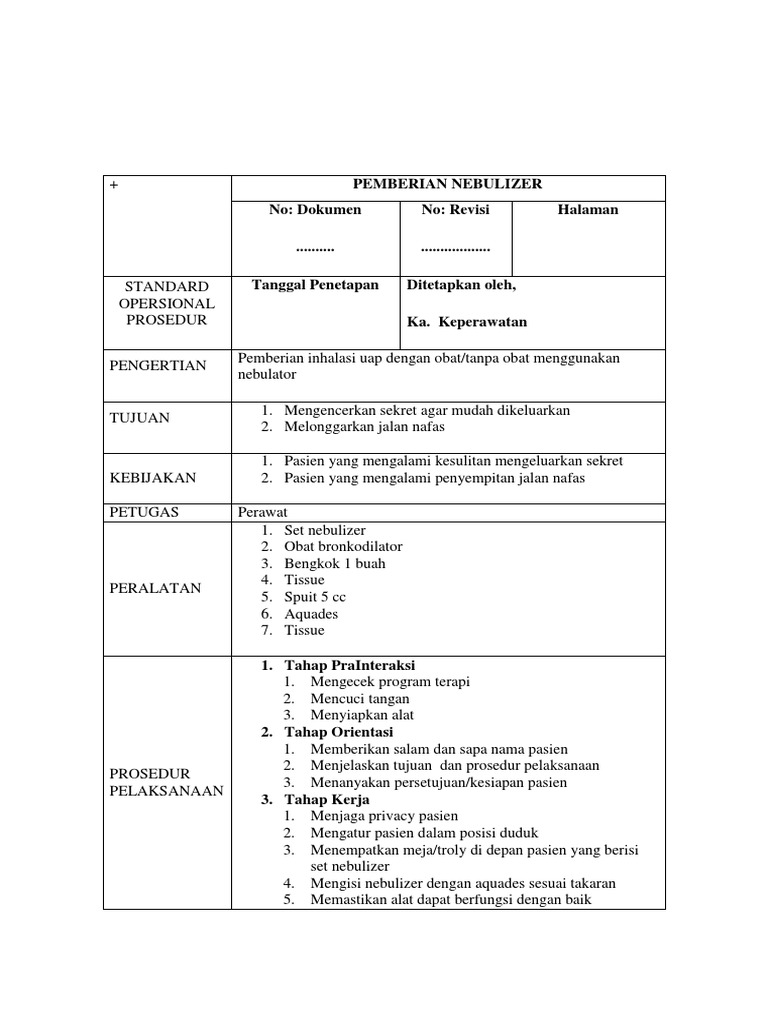 Dops NEBULIZER Siap Print | PDF