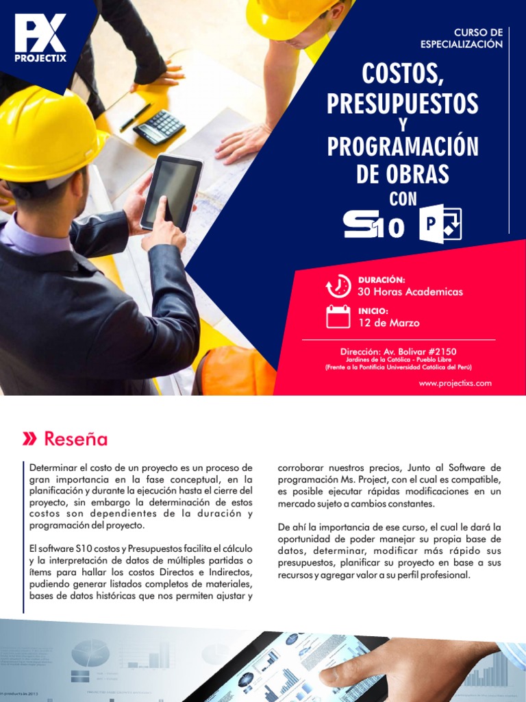 Temario S10 Y MS PROJECT | PDF | Profesional en el manejo de proyectos ...