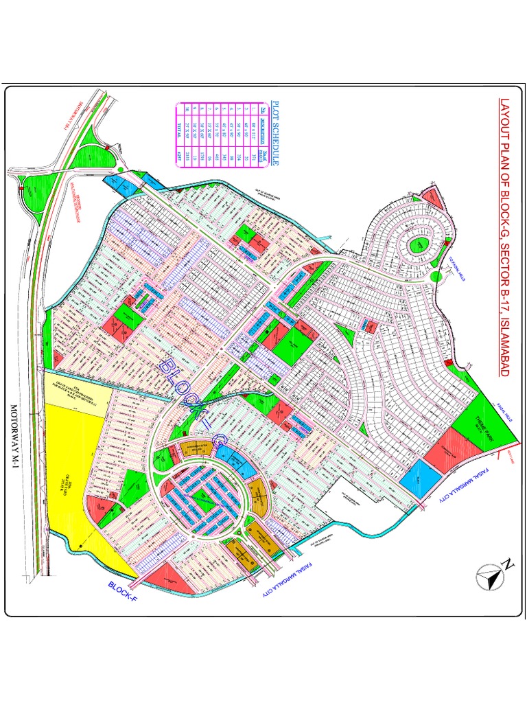 Multi Gardens B 17 G Block Map PDF | PDF