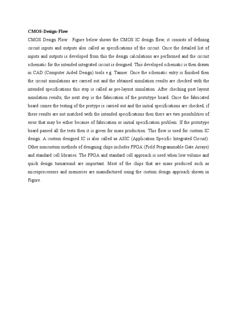 CMOS Design Rules | PDF | Mosfet | Cmos