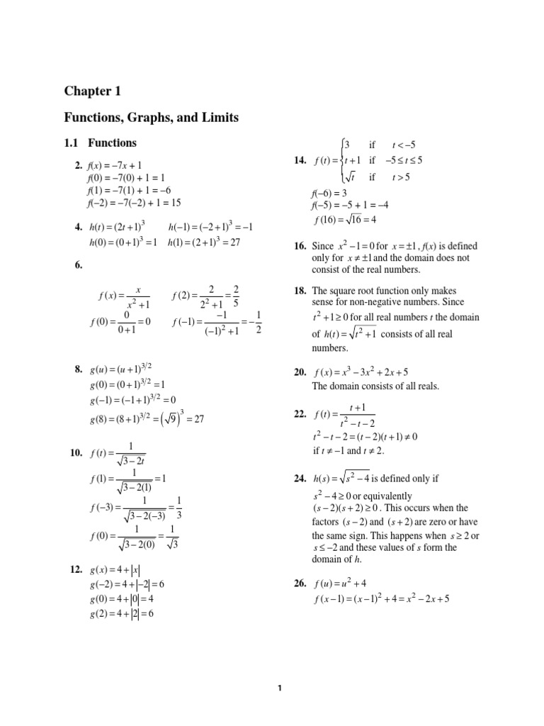 Chapter 1 | PDF | Celsius | Function (Mathematics)