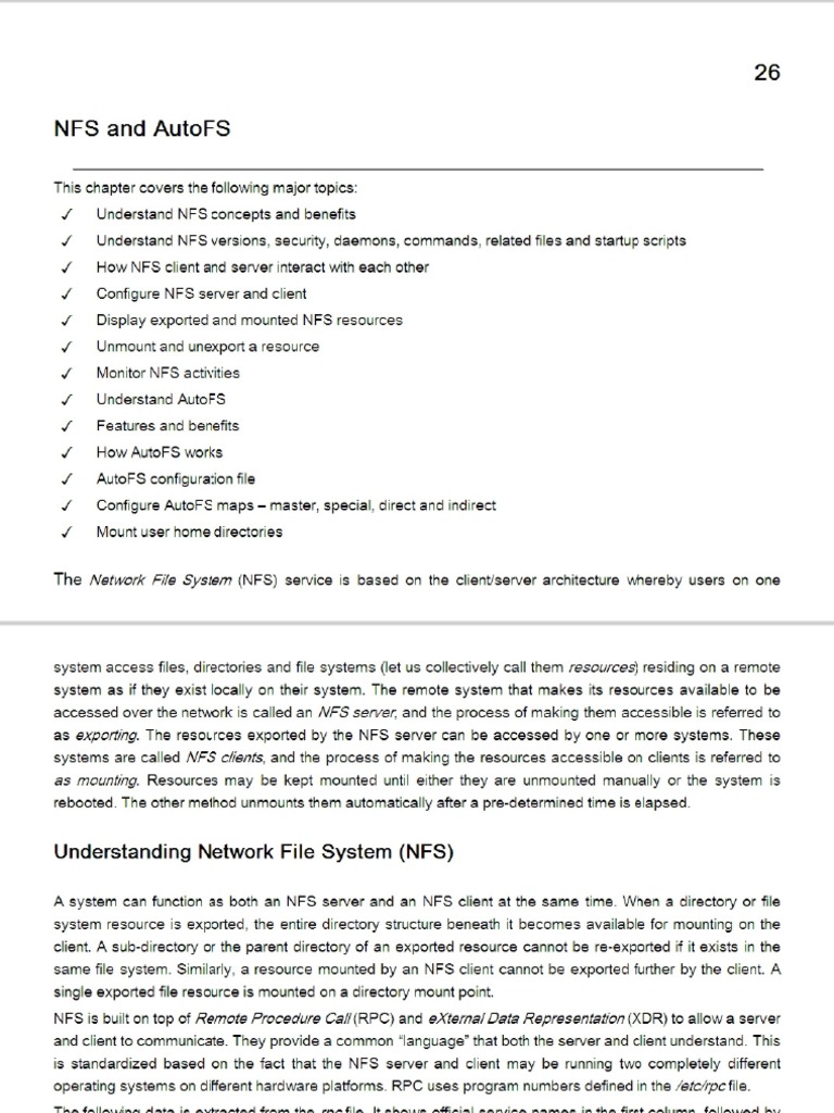 NFS AutoFS | PDF NFS AutoFS | PDF