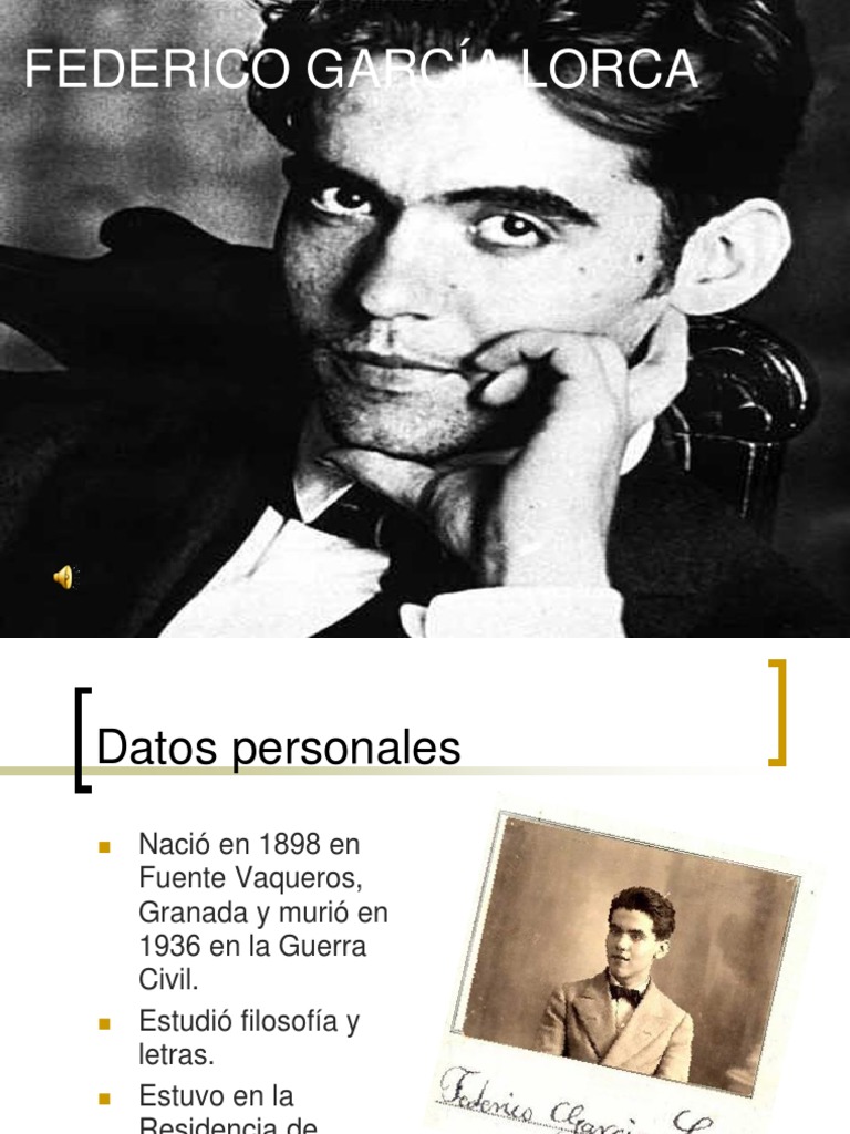 Federico García | PDF | Federico García Lorca | Poesía